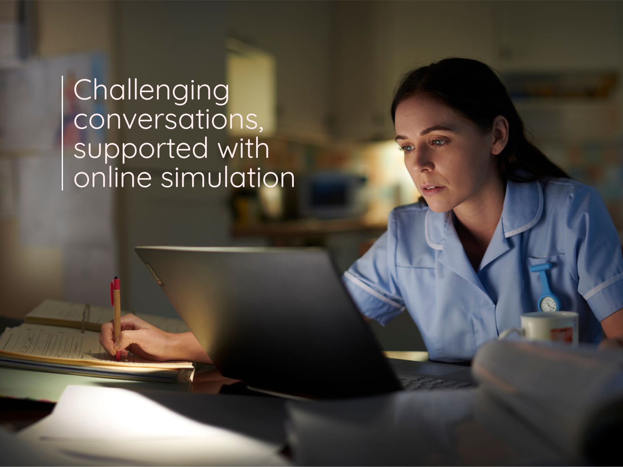 Challenging conversations, supported with online simulation | SimComm ...